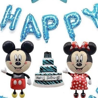 Набор воздушных шаров Mickey Mouse фото зона День Рождения Купить ...